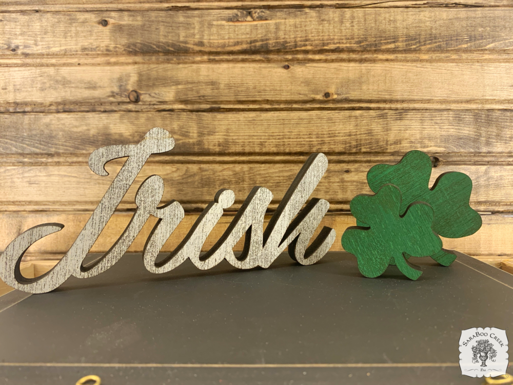Rustic Word Irish & Shamrock – SaraBoo Creek