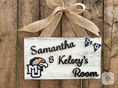 College / University Dorm Room Sign - Marquette University – SaraBoo Creek